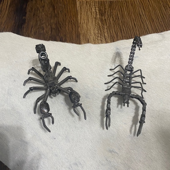 Other | Metal Scorpion Statues Made Of Welded Screws Nuts And Bolts ...